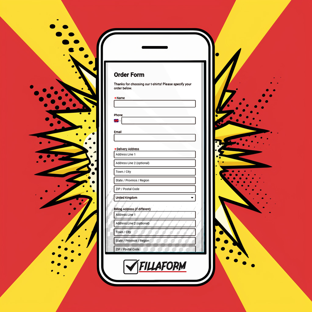 Fillaform — Order form template